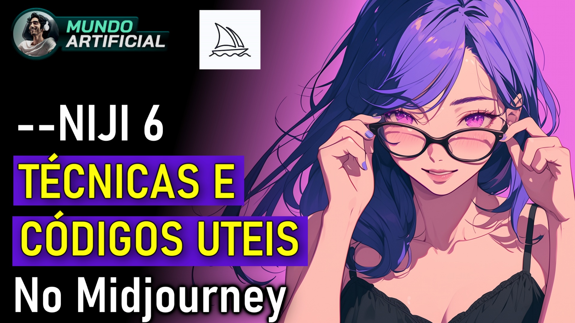 Mundo Artificial - Versão Niji 6 - Domine o Midjourney: Descubra Técnicas e Códigos Incríveis ...