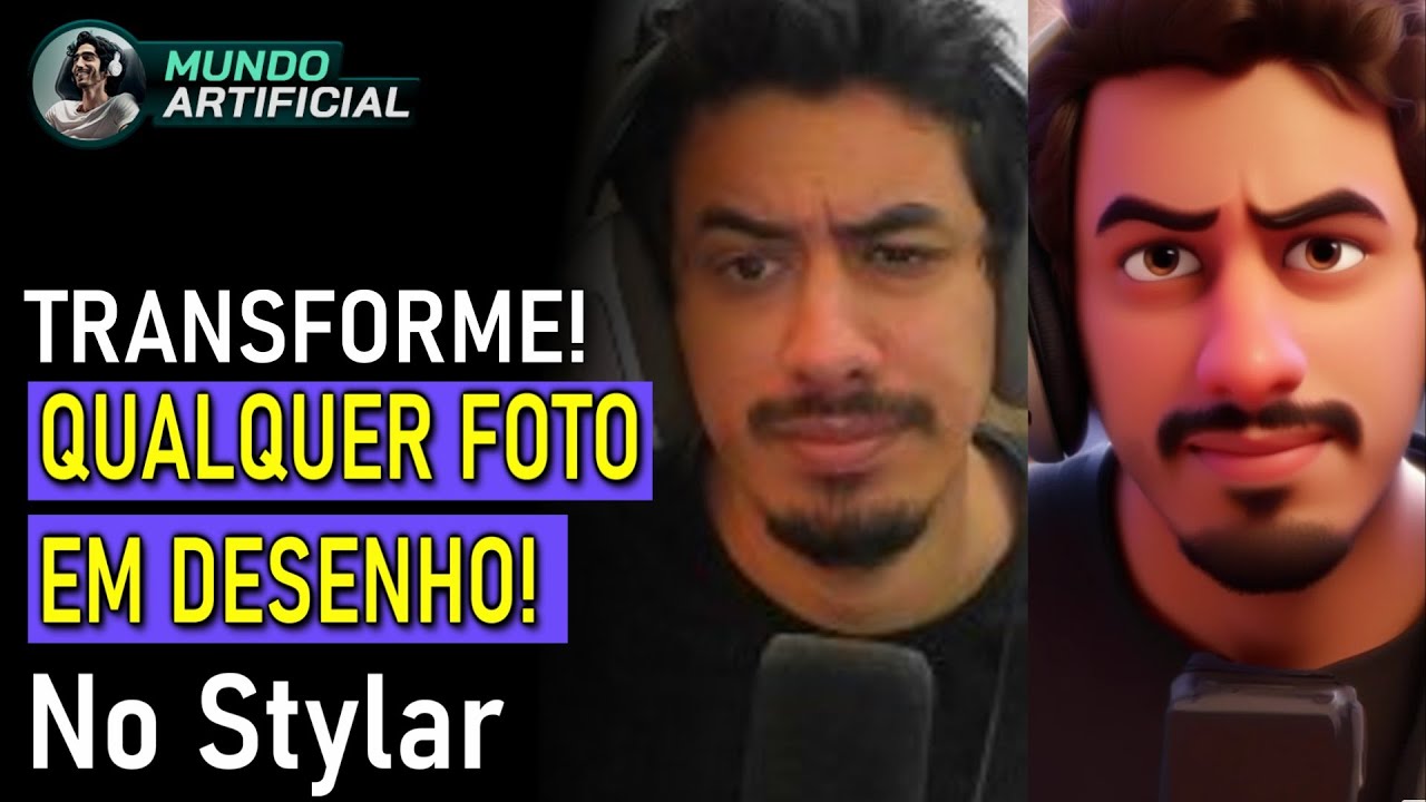 Mundo Artificial - COMO TRANSFORMAR FOTO EM DESENHO COM IA! Stylar e ...